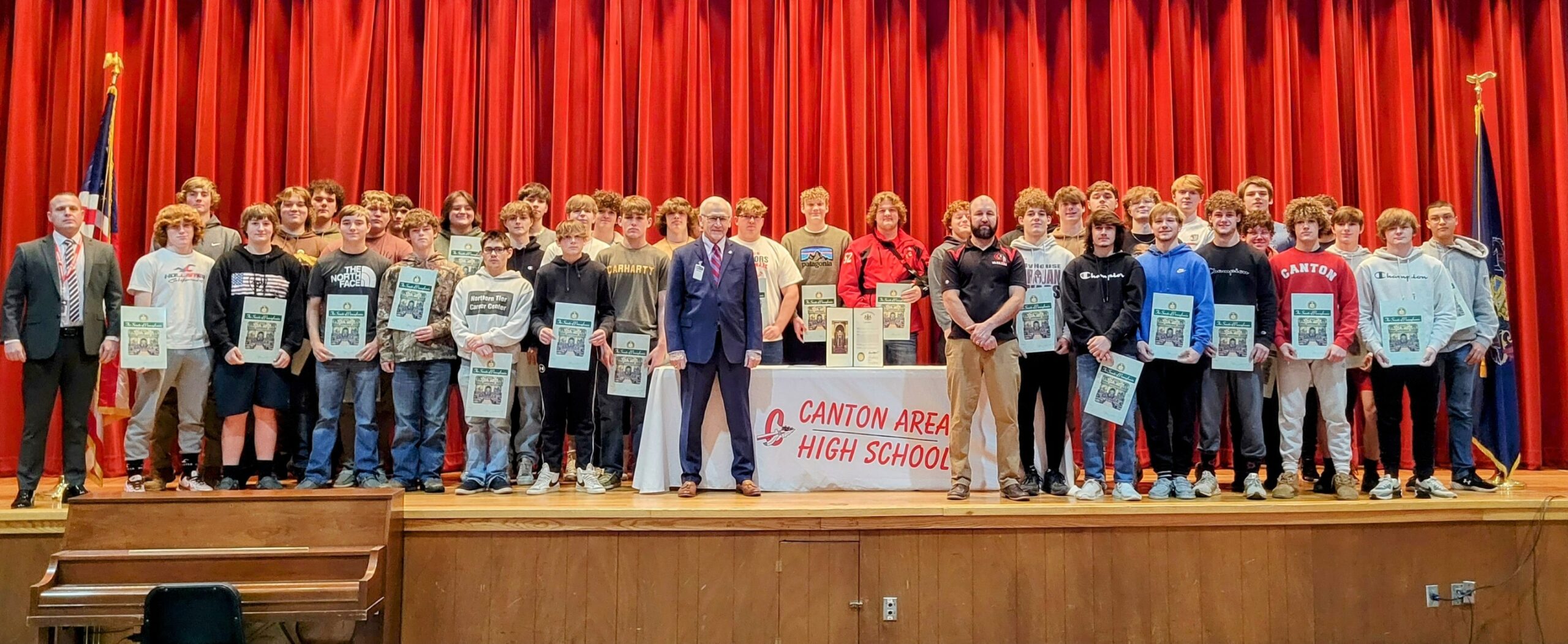 Senator Yaw Honors the Canton Warrior Football Team on PIAA Victory ...