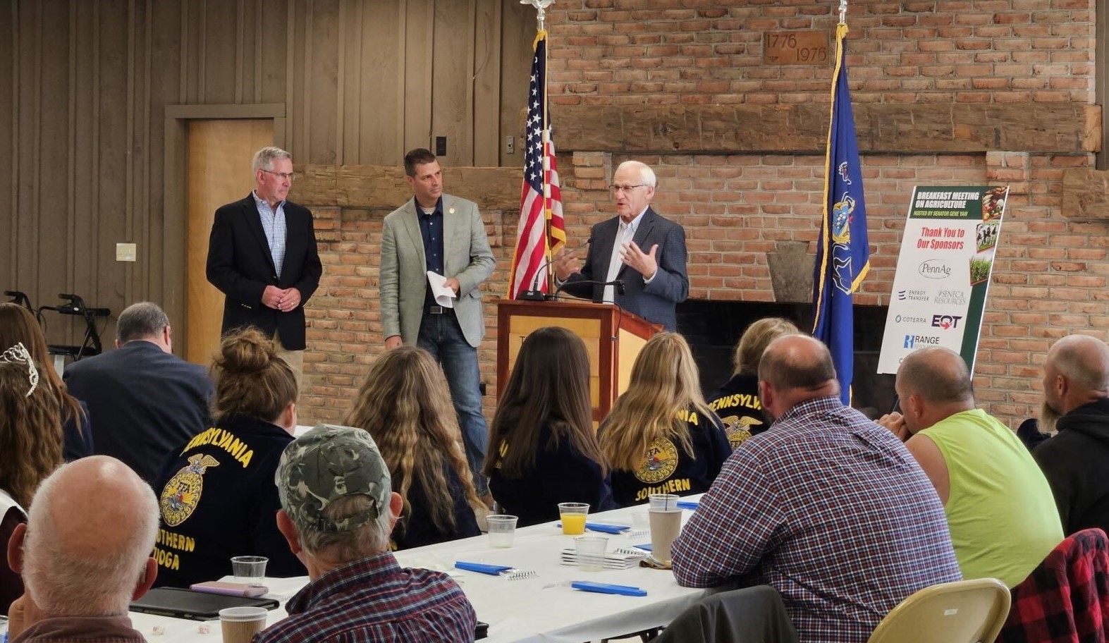 Yaw, Owlett Host Wellsboro Breakfast Meeting on Agriculture Featuring ...